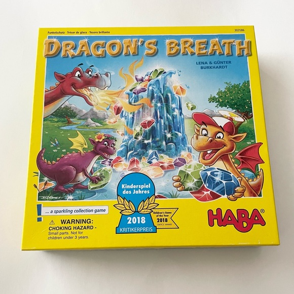 Haba | Toys | Haba Dragons Breath Kids Puzzle Game Yellow | Poshmark